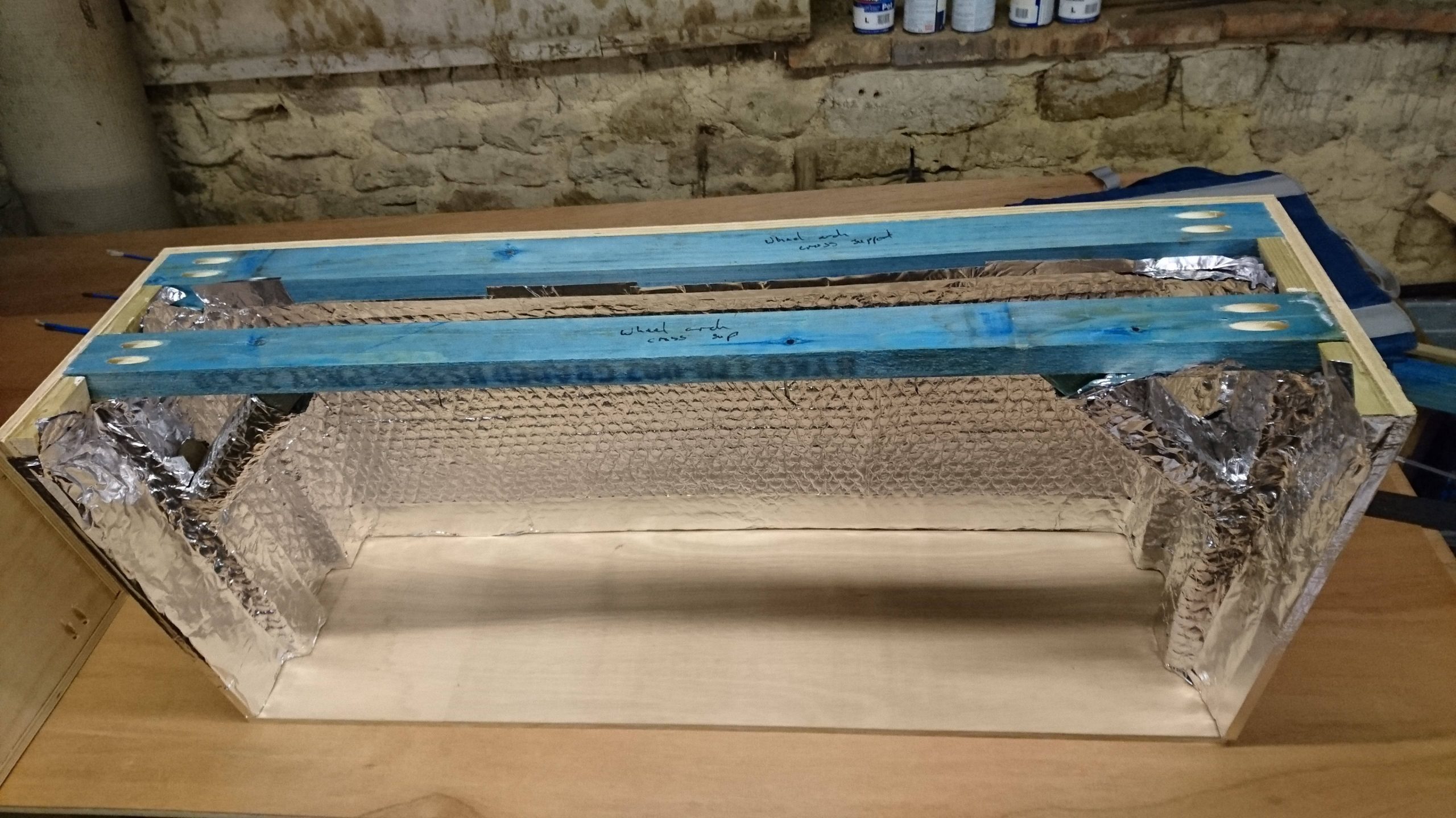 Boxing over each wheel arch – gatehouse getaway